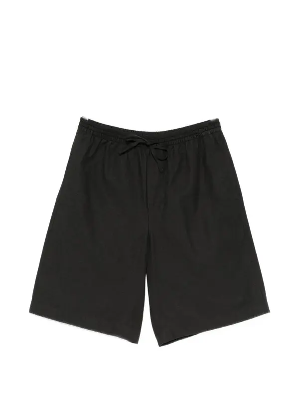 DUNST Cotton Blend Pajama Shorts - Black