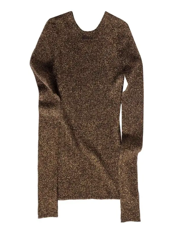 Miu Miu Lurex Crewneck Sweater