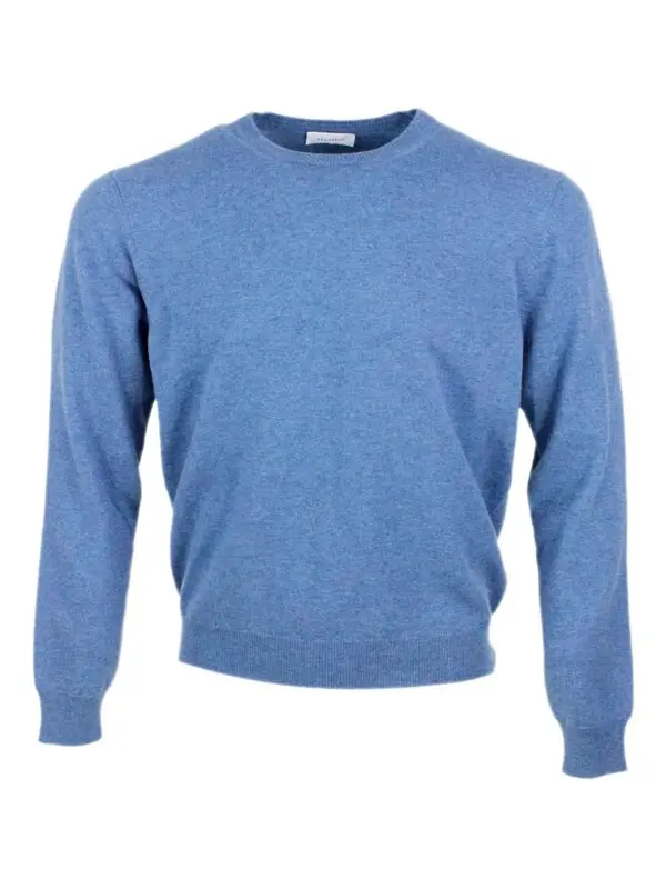 Malo Round Neck Thin Wool Sweater