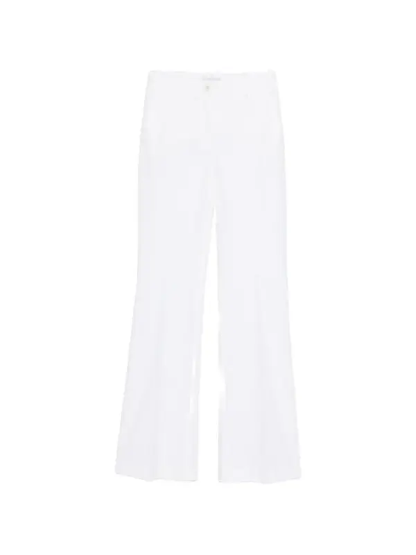 VIA MASINI 80 Cotton Wide-leg Trousers