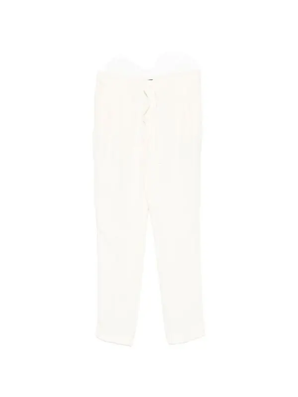 Fabiana Filippi Straight Leg Trousers With Drawstring Waist