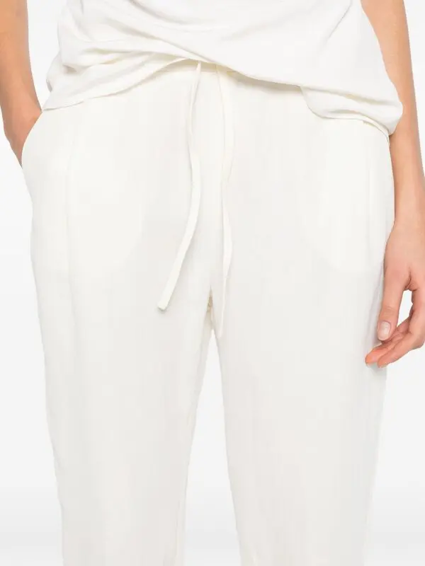 Fabiana Filippi Straight Leg Trousers With Drawstring Waist