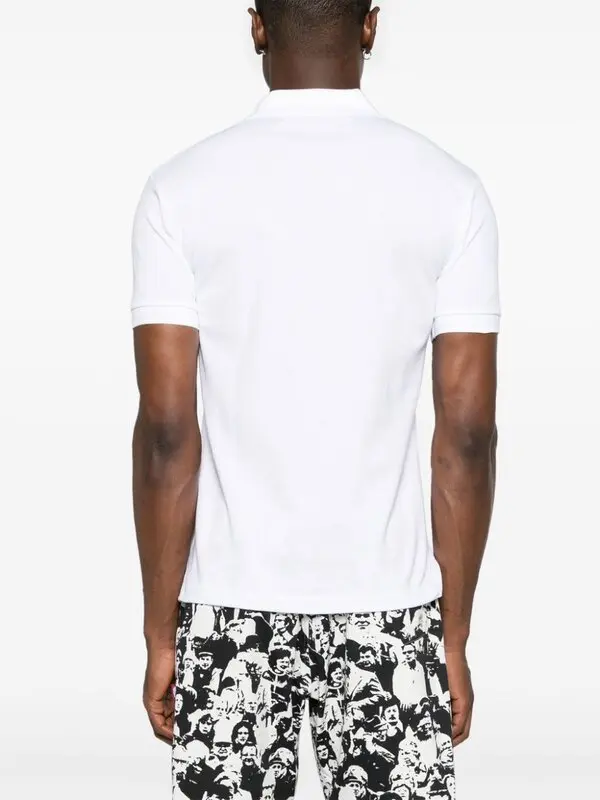 Play Comme Des Garcon Cotton Polo Shirt - White
