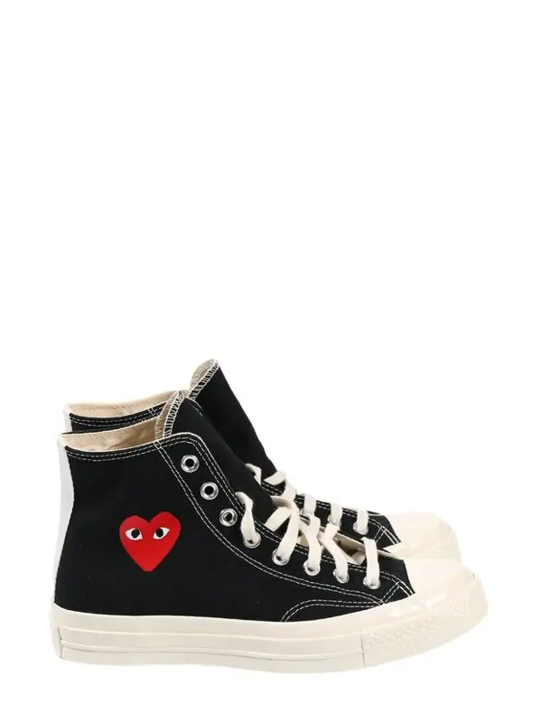 Play Comme Des Garcon High Top Lace-up Sneakers