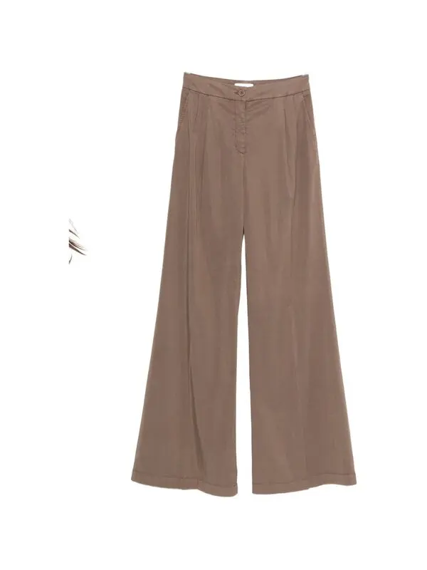 VIA MASINI 80 Linen Blend Trousers