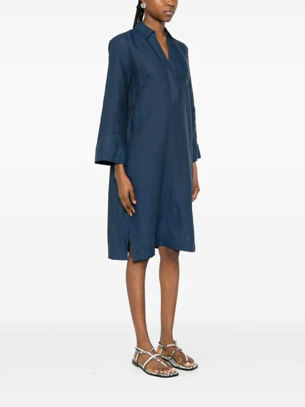 ARCHIVIO '67 Linen Chemisier Dress