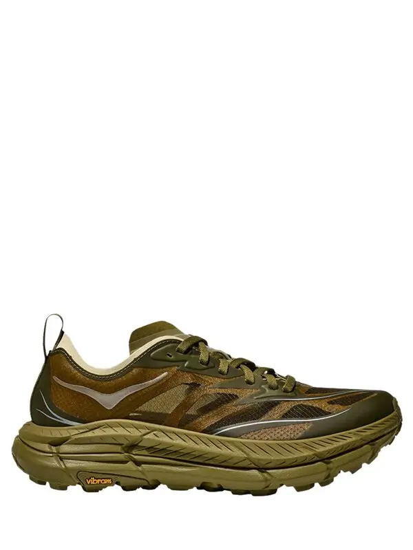 HOKA® Mafate Speed 4 Lite Wild Rye Lace-up Sneakers - Brown