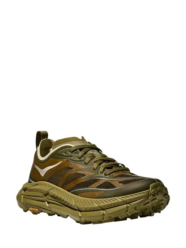 HOKA® Mafate Speed 4 Lite Wild Rye Lace-up Sneakers - Brown