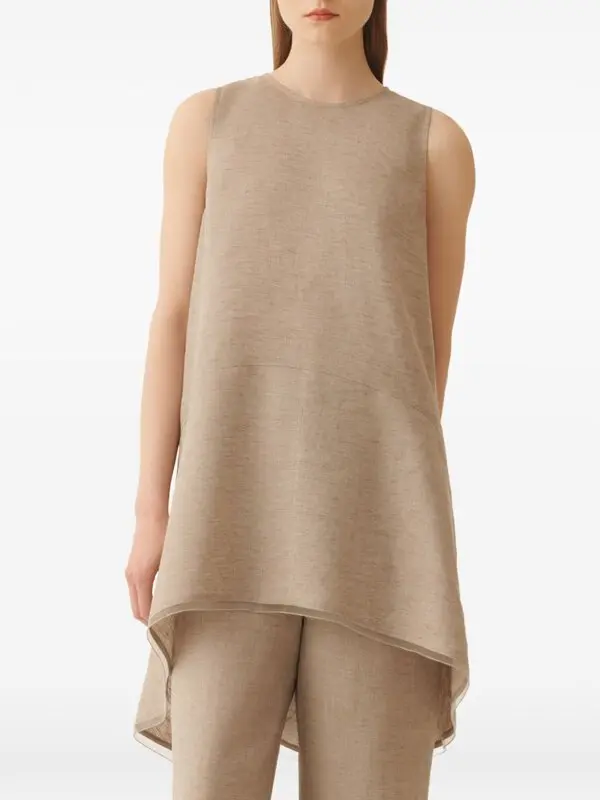 Fabiana Filippi Asymmetrical Top - Grey
