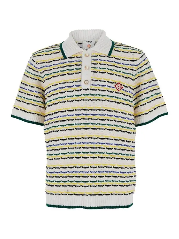 Casablanca Polo Shirt With Logo Embroidery