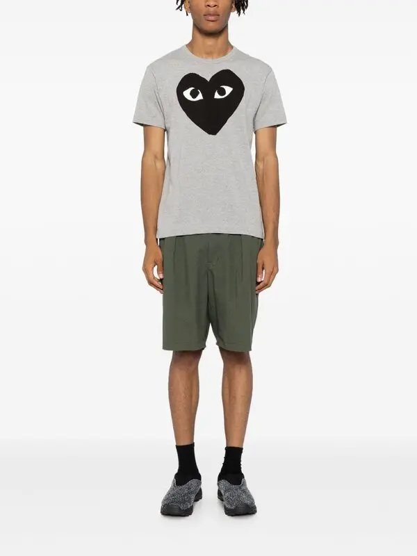 Play Comme Des Garcon Cotton T-shirt - Grey