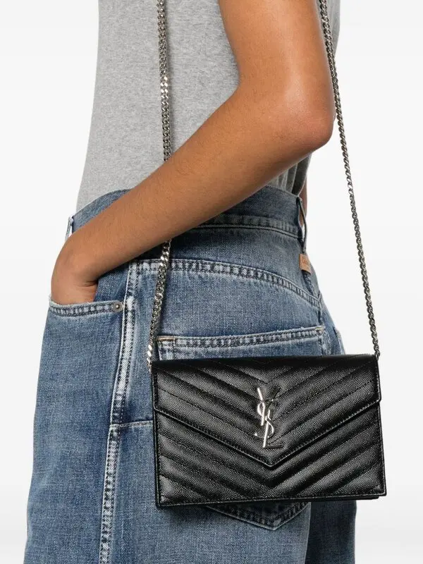 Saint Laurent Cassandre Leather Mini Bag
