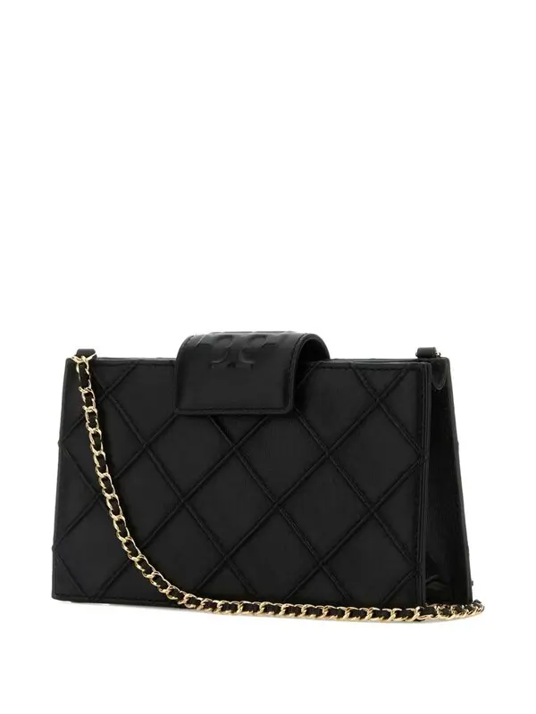 Tory Burch Fleming Leather Wallet On Chain