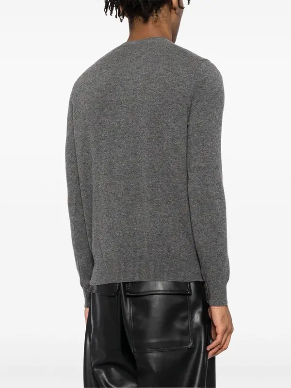 Play Comme Des Garcon Wool Cardigan With Applique