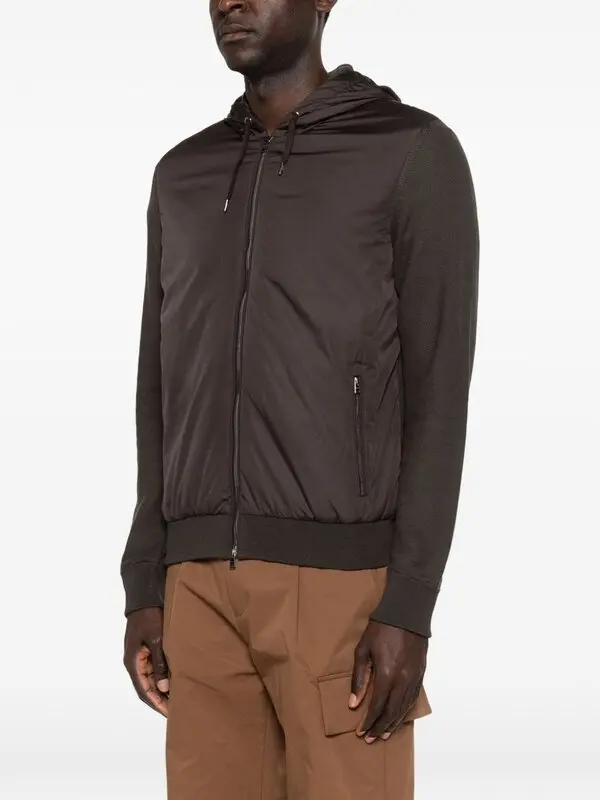 Herno Padded Blouson Jacket With Drawstring Hood