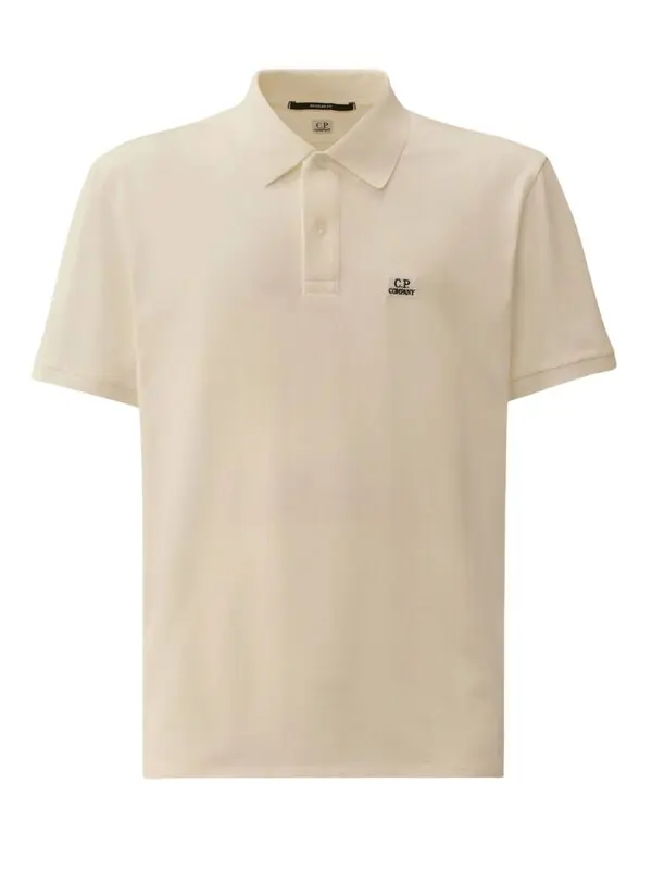C.P. COMPANY C. P. Company Piquet Polo Shirt - White
