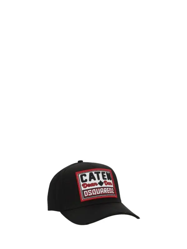Dsquared2 Caten Patch Baseball Cap - Black