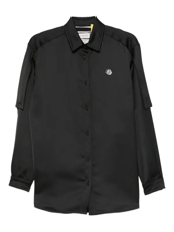 Moncler Satin Logo Shirt