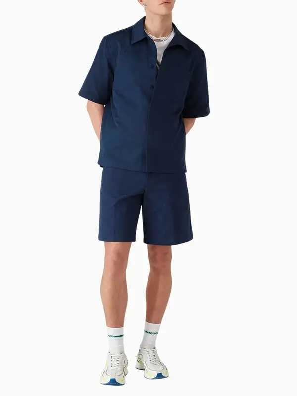 Casablanca Printed Shorts With Logo Detail