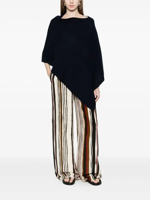 BEYOU Draped Asymmetrical Poncho