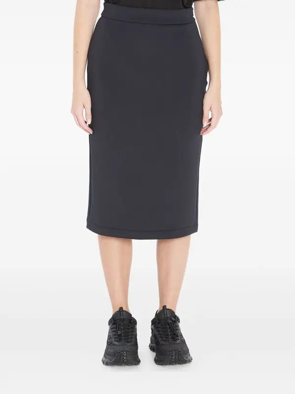 Moncler Midi Skirt With Back Slit