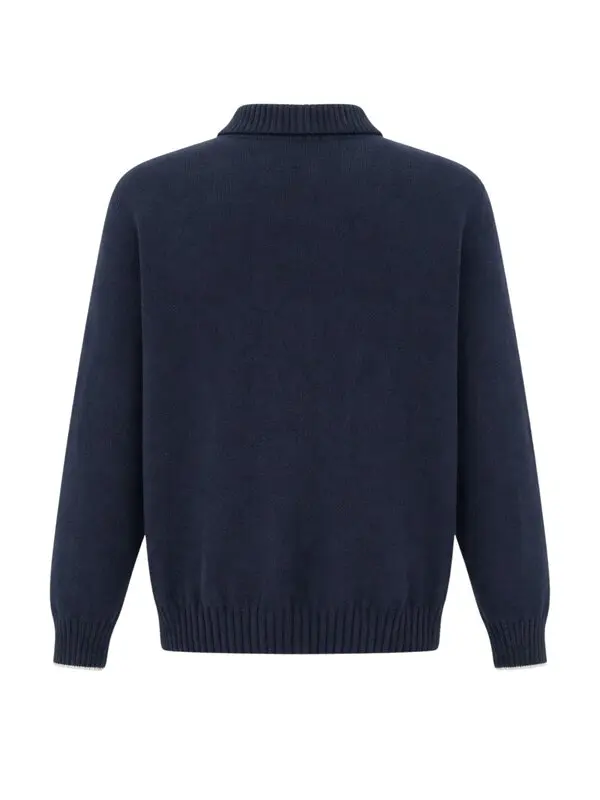 Paul & Shark Open-neck Cotton Polo Shirt