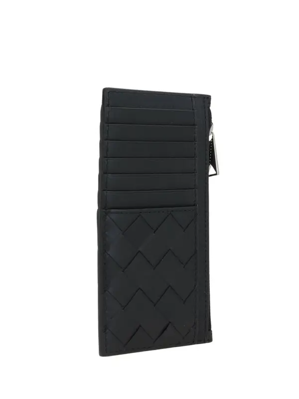 Bottega Veneta Leather Credit Card Holder Leather