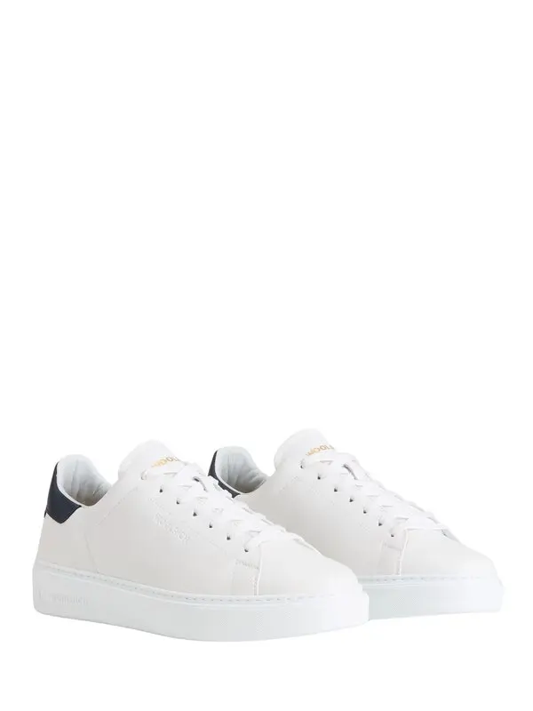 Woolrich Classic Court Sneaker In Premium Calf Leather