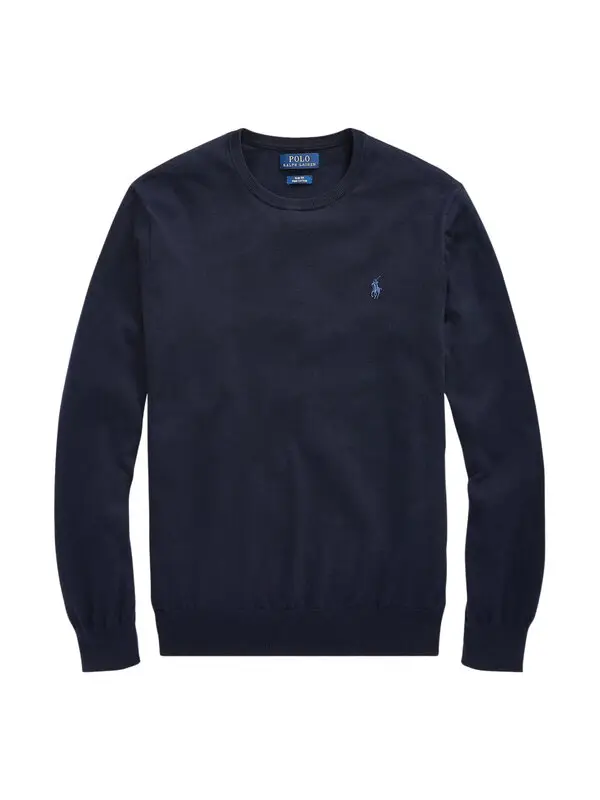 Polo Ralph Lauren Cotton Crew Neck Sweater - Blue