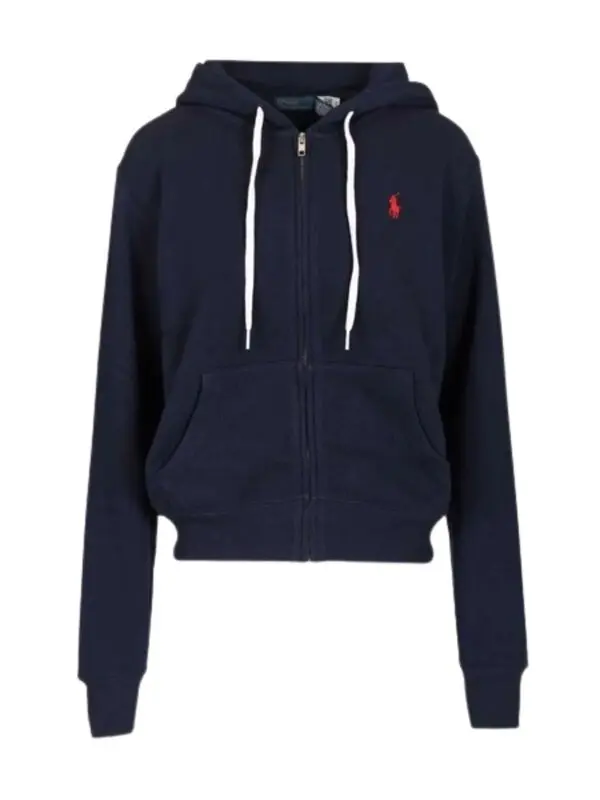 Polo Ralph Lauren Lightweight Fleece Zip-up Hoodie - Blue