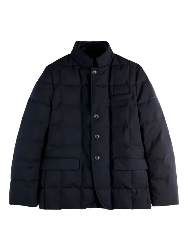 FAY Quilted Stand Collar Down Jacket
