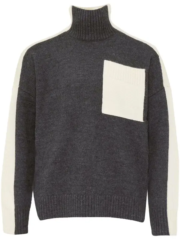 JW Anderson Half-zip High Neck Cardigan