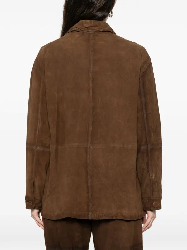 PAROSH Suede Leather Jacket
