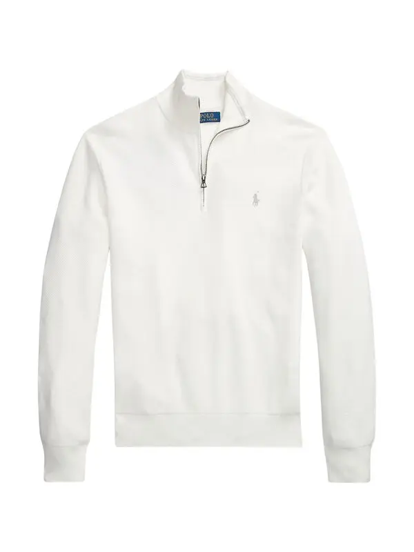 Polo Ralph Lauren Half Zip Sweater - White