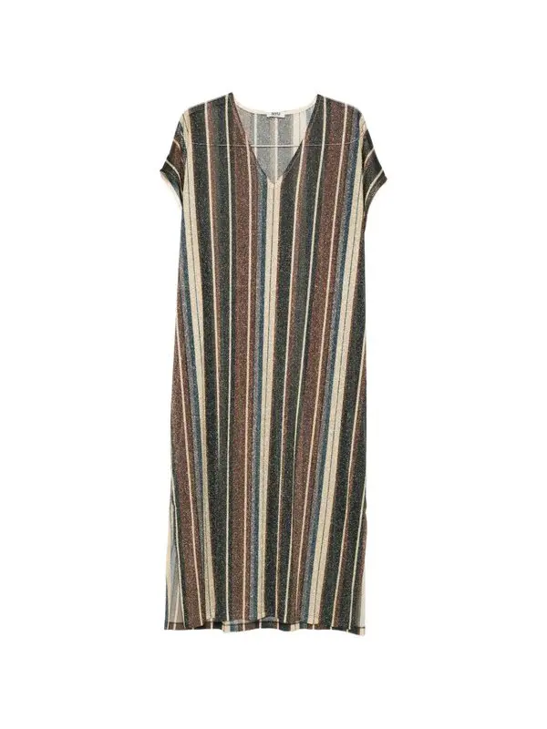 SIYU Zoe Striped Kaftan Dress - Multi