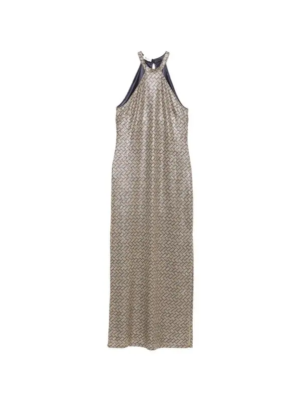 SIYU Tallis Long Dress - Brown