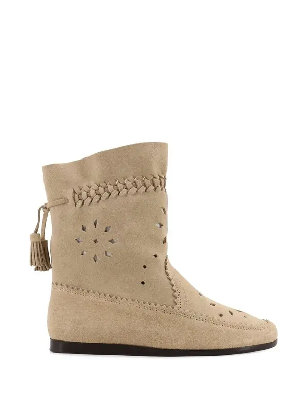 Isabel Marant Étoile Woosta Suede Ankle Boots - Grey