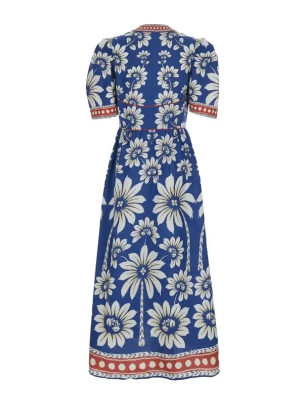 Farm Rio Moon Dress Maxi Dress With Floral Print