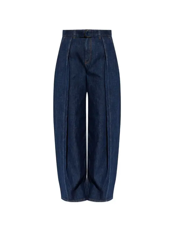 Loewe Belted Wide-leg Denim Jeans