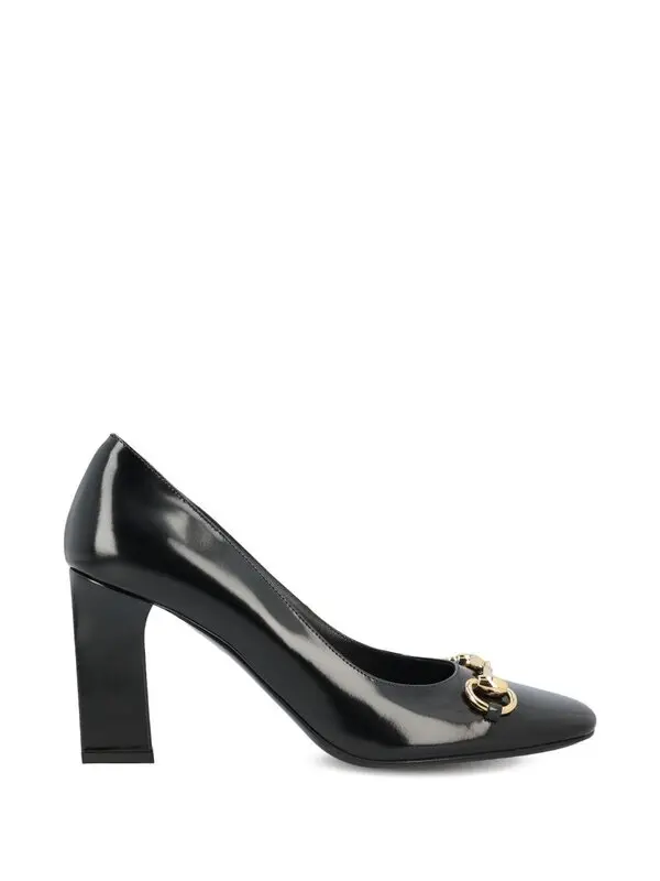 Gucci Leather Pumps With Horsebit Detail