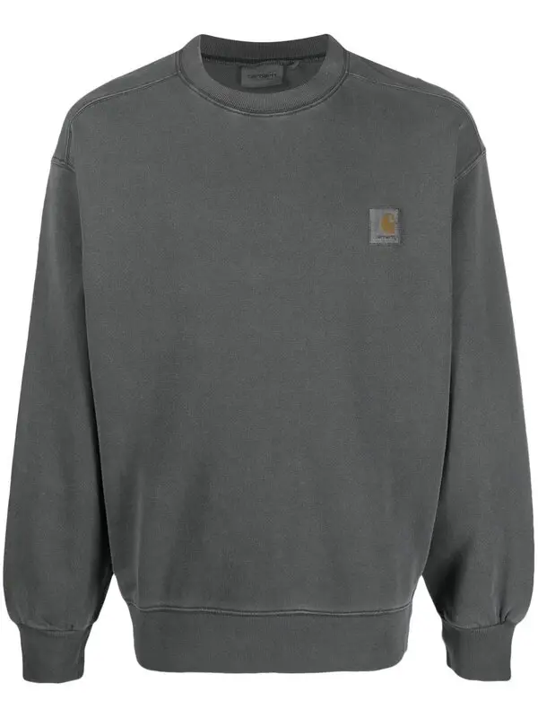 Carhartt Work In Progress Logo Cotton Sweatshirt