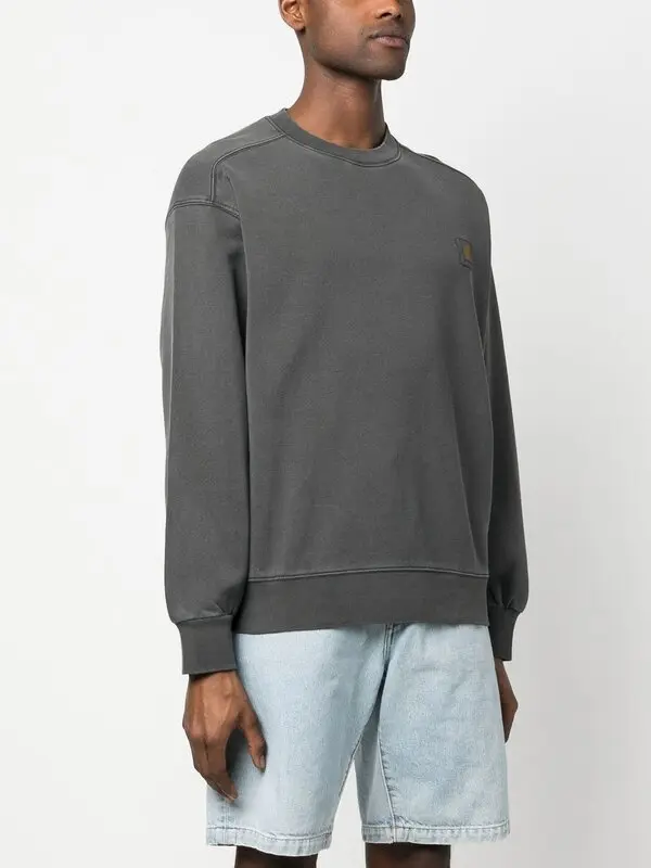 Carhartt Work In Progress Logo Cotton Sweatshirt