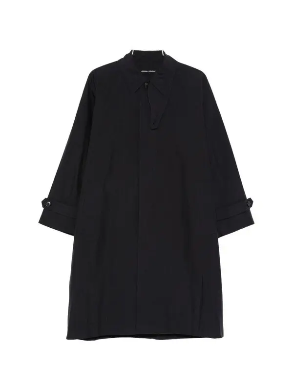 NICHOLSON & NICHOLSON Cotton Blend Coat With Button Detailing