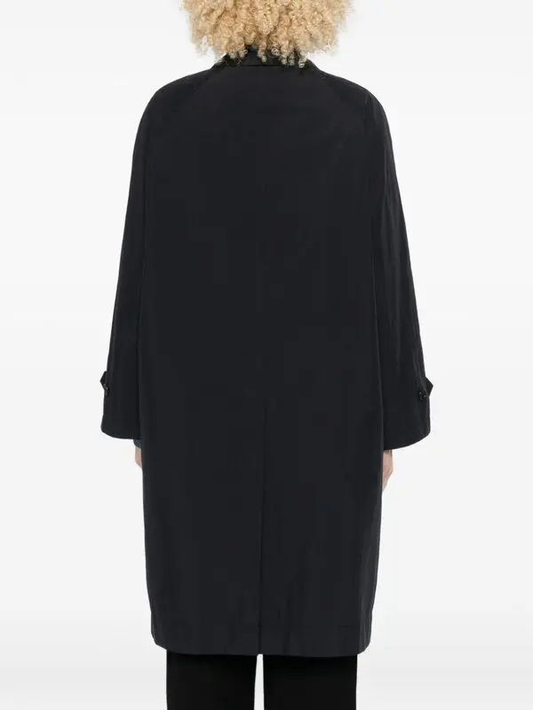 NICHOLSON & NICHOLSON Cotton Blend Coat With Button Detailing