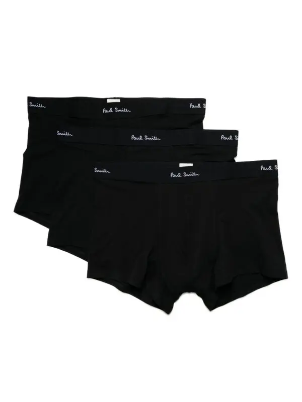 Paul Smith Ps Logo Trunk 3 Pack - Black