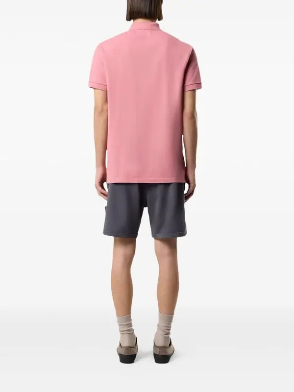 Stone Island Polo Shirt With Logo - Pink
