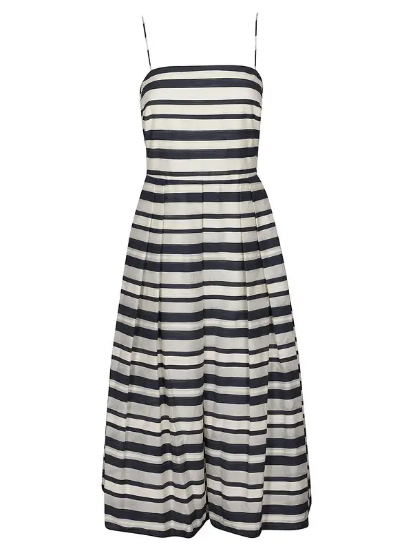 Ralph Lauren Striped Midi Dress