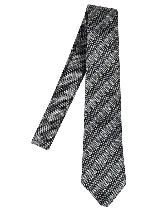 Missoni Silk Neck Tie - Black