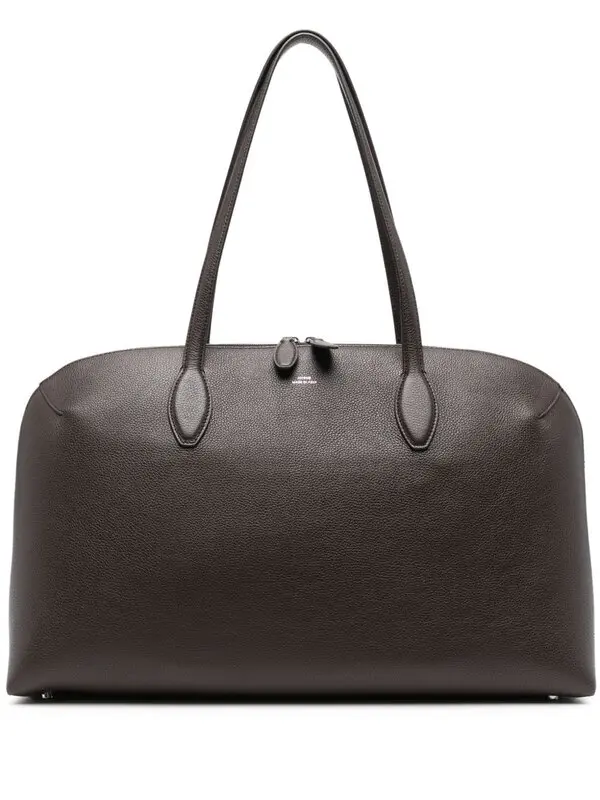 TOTEME Day Leather Tote Bag - Brown