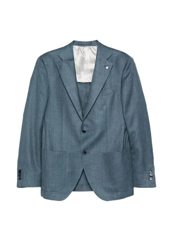 LUIGI BIANCHI Wool, Silk, And Linen Jacket